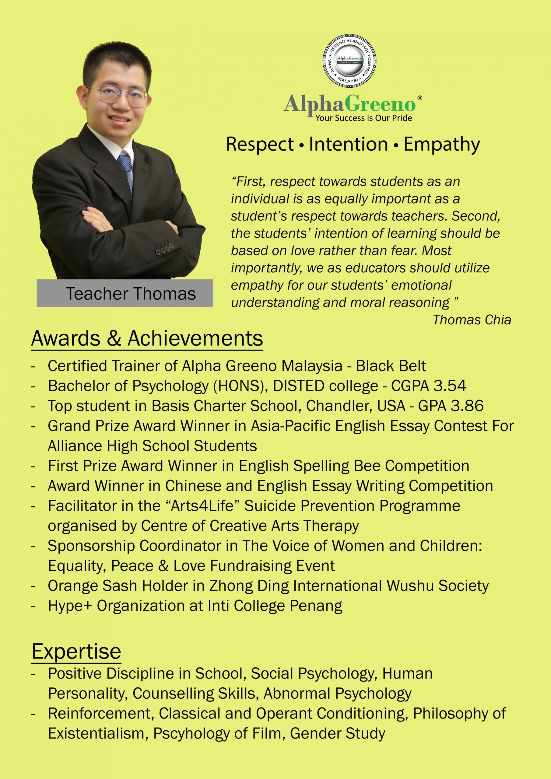 About Us - Alpha Greeno